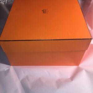 Hermes | Bags | Authentic Herms Oversized Burnt Orange Birkin Box ...